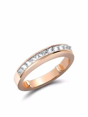 PRAGNELL 18kt Rose Gold Diamond Ring - Pink