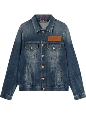 Palm Angels Logo Denim Jacket