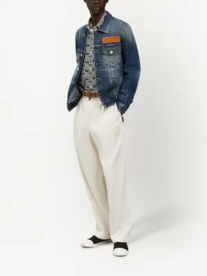 Palm Angels Logo Denim Jacket