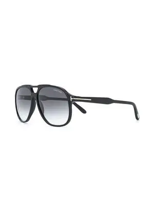 TOM FORD Raoul Pilot Sunglasses - Black