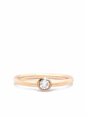 PRAGNELL 18kt Rose Gold Sundance Diamond Ring - Pink