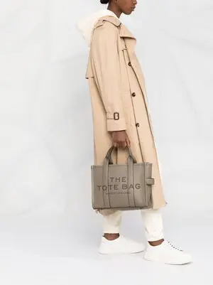Marc Jacobs Medium Grained Leather Tote Bag - Brown