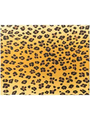 L'Objet Leopard-print Table Runner - Yellow