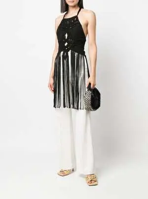 Alberta Ferretti Cut Out-detail Knitted Vest