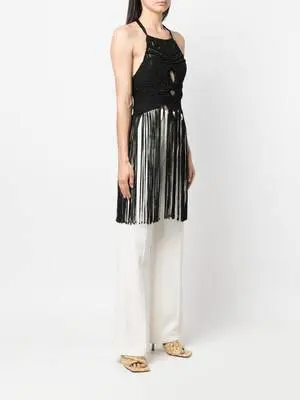 Alberta Ferretti Cut Out-detail Knitted Vest