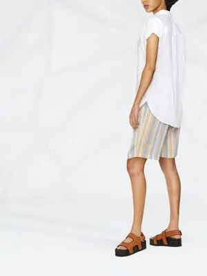 Ralph Lauren Rolled-cuffs Linen Shirt - White