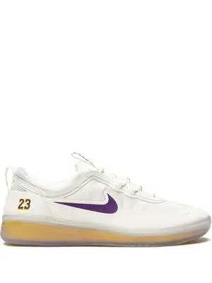 Nike X La Lakers Sb Nyjah Free 2 Lebron James Sneakers - White