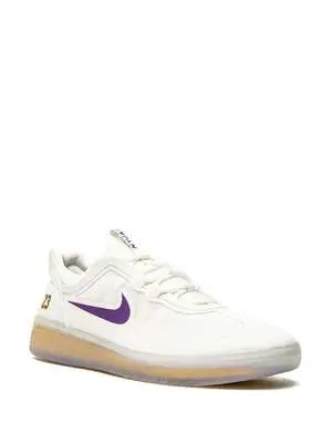 Nike X La Lakers Sb Nyjah Free 2 Lebron James Sneakers - White