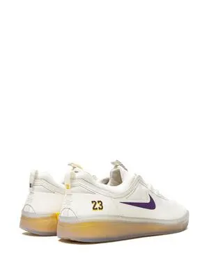 Nike X La Lakers Sb Nyjah Free 2 Lebron James Sneakers - White