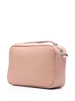 N°21 Logo-plaque Leather Crossbody Bag - Pink