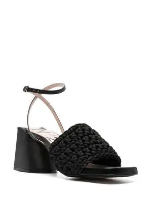 N°21 Braided High-heel Sandals