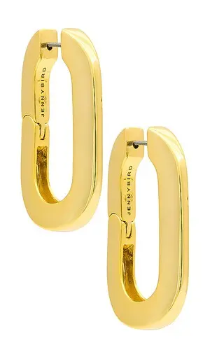Jenny Bird Mega U Link Earrings - Gold