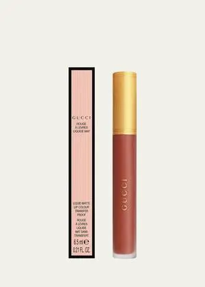 Gucci Rouge A Levres Liquid Matte Lipstick, 505 Janet Rust Redwood