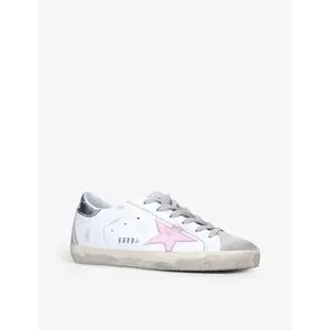 GOLDEN GOOSE Superstar Leather And Suede Low-top Trainers - White/oth