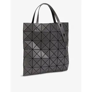 Issey Miyake Ladies Nylon Embroidered Lucent Geometric Shell Tote Bag