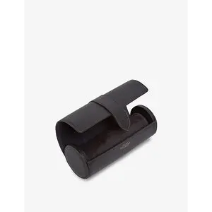 Smythson Panama Grained Leather Watch Roll