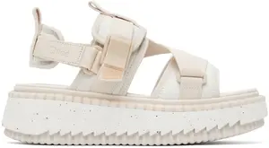 Chloé Chloé White & Off-White Lilli Sandals - 101 White
