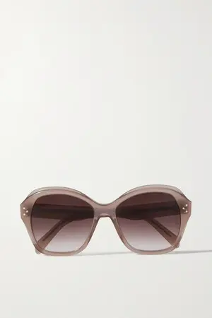 Celine Oversized Round-frame Sunglasses - Brown