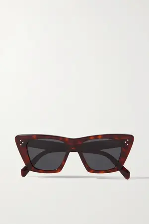 Celine CELINE Eyewear Cat-eye Acetate Sunglasses Tortoiseshell