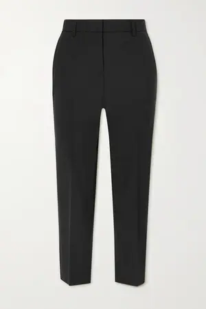 Theory Treeca 2 Cropped Slim-leg Pants - Black