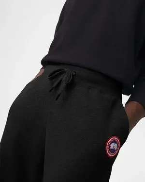 Canada Goose Huron Logo-Patch Sweatpants Black
