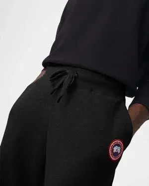 Canada Goose Huron Logo-patch Sweatpants - Black