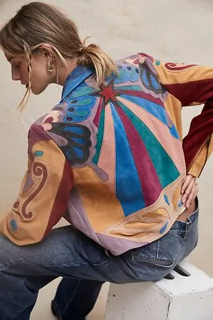 Free People Stars Are Psychedelic Jacket By Free People Honey Combo