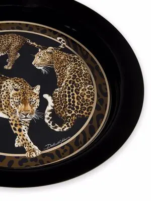 Dolce & Gabbana Leopard-print Tray