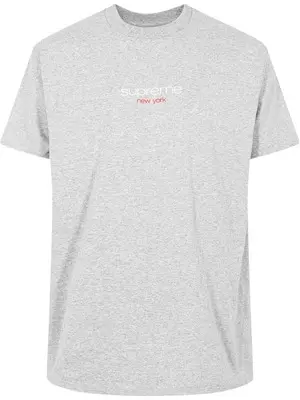 Supreme Classic Logo Crewneck T-shirt - Grey