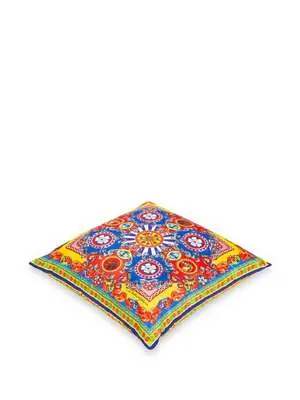 Dolce & Gabbana Large Carretto Silk Cushion