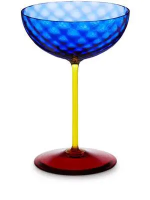 Dolce & Gabbana Hand-blown Murano Champagne Glass - Blue