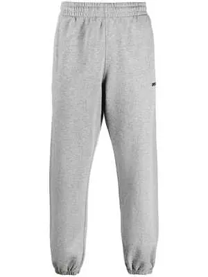 Off-White Helvetica Logo Track Pants - Grey