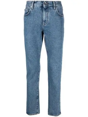 Off-White Diag-stripe Skinny Jeans - Blue