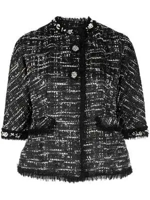SHIATZY CHEN Bead-embellished Tweed Jacket