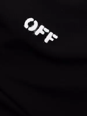 Off-White Logo-print Cut-out Dress