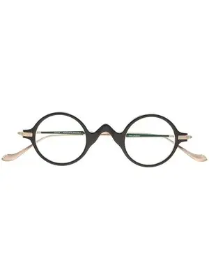Matsuda Round Frame Eyeglasses - Black