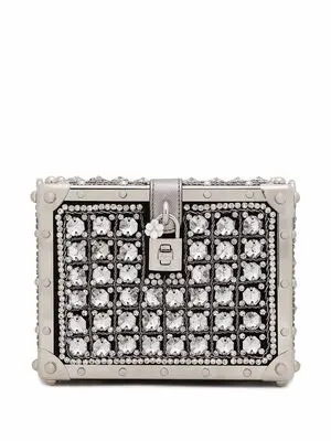 Dolce & Gabbana Jacquard Dolce Box Top Handle Bag