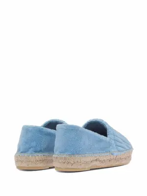 Miu Miu Terry-cloth Logo-embroidered Espadrilles