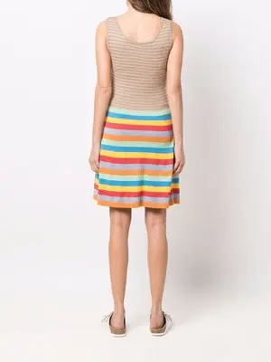 Moschino Multi-stripe Mini Dress