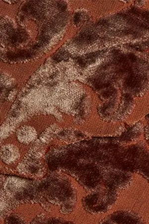 Acne Studios Asymmetric Devoré-velvet Midi Dress