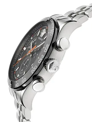 Versace Hellenyium Chrono 44mm Bracelet Watch