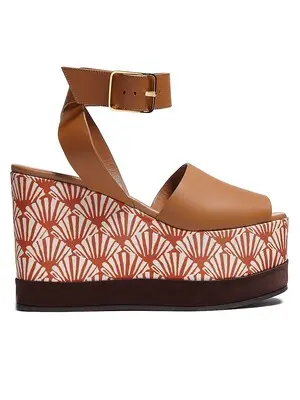 La DoubleJ Women's Leather Wedge Sandals - Ventaglio  - Ventaglio