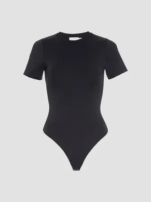Good American Sculpting Tee Bodysuit - Black