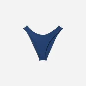 Everlane Thigh-High Bikini Bottom Blue Dusk