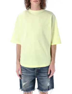 Palm Angels Broken Palm T-shirt Yellow Fluo