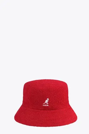 KANGOL Bermuda Bucket Red Towel Bucket Hat