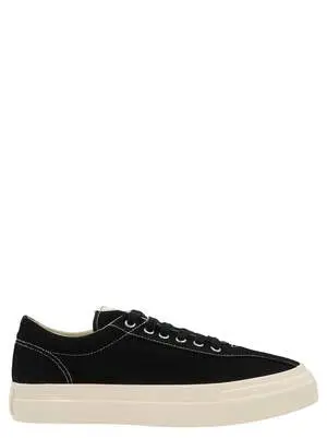 S.W.C STEPNEY WORKERS CLUB Dellow Canvas Shoes Black & White