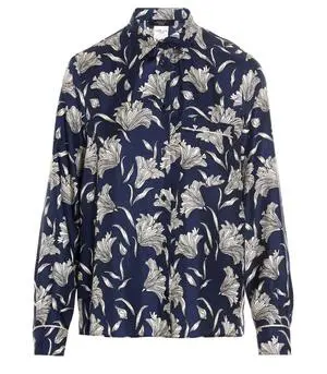 Max Mara Rodesia Blue Floreal Shirt