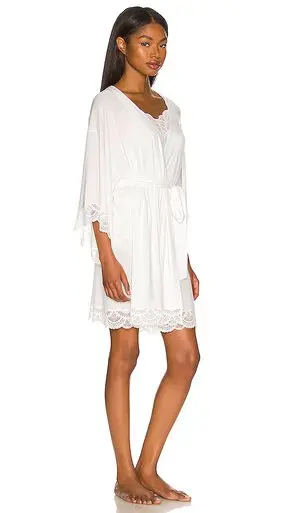 Eberjey Mariana The Mademoiselle Kimono Robe - White