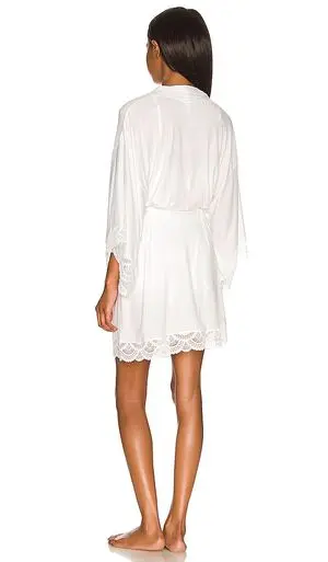 Eberjey Mariana The Mademoiselle Kimono Robe - White